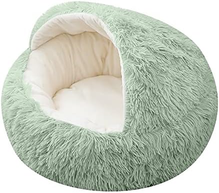Amazon.com : Byworldtasic 15.75 inchesModern Soft Plush Round Pet Bed ...
