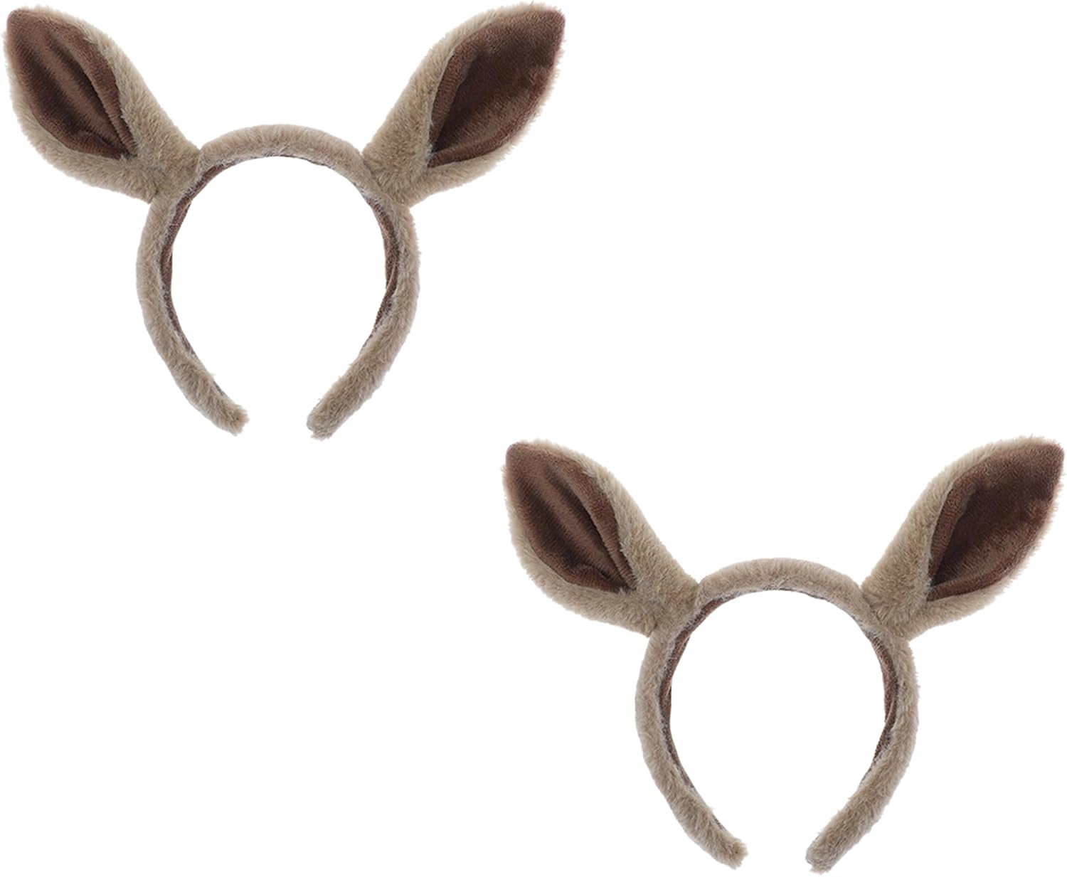 Amazon.com: 2 Pack Cute Plush Horse Ears Headband Animal Hairbands ...