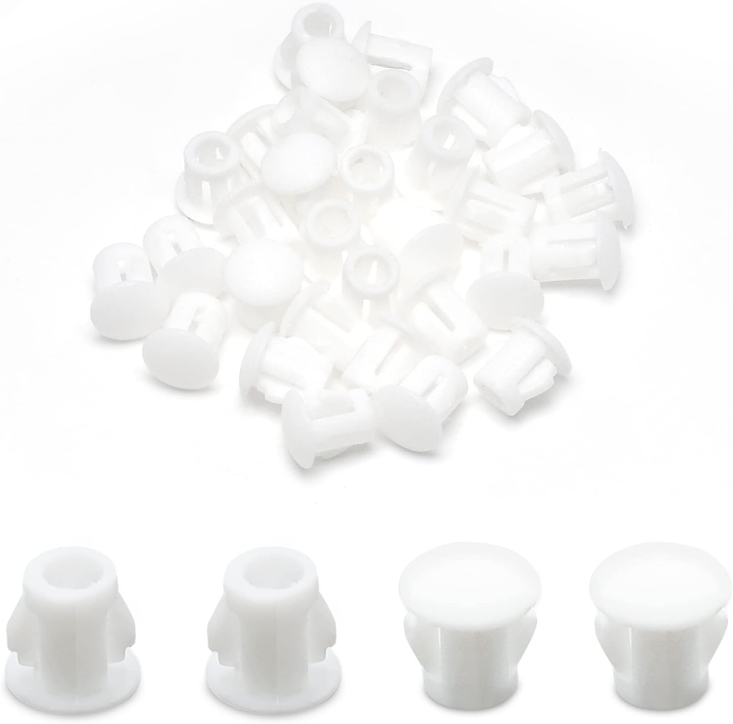 Hole Plugs 120 Piece 8mm White Plastic Plugs White Plastic Screw Caps ...