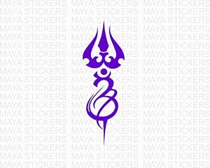 Maya Stickers: Trishul and Om Design Stickers for Motorcycles, Cars ...