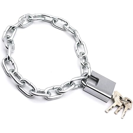 Amazon.com: Chain Locks,Security Chain and Lock Kit,with 40mm Cut Proof ...