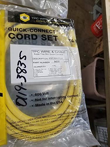 5P 6F FEMALE PLUG W14 TPC WIRE & CABLE 84506 SUPER TREX QUICK CONNECT: Amazon.com: Tools & Home ...