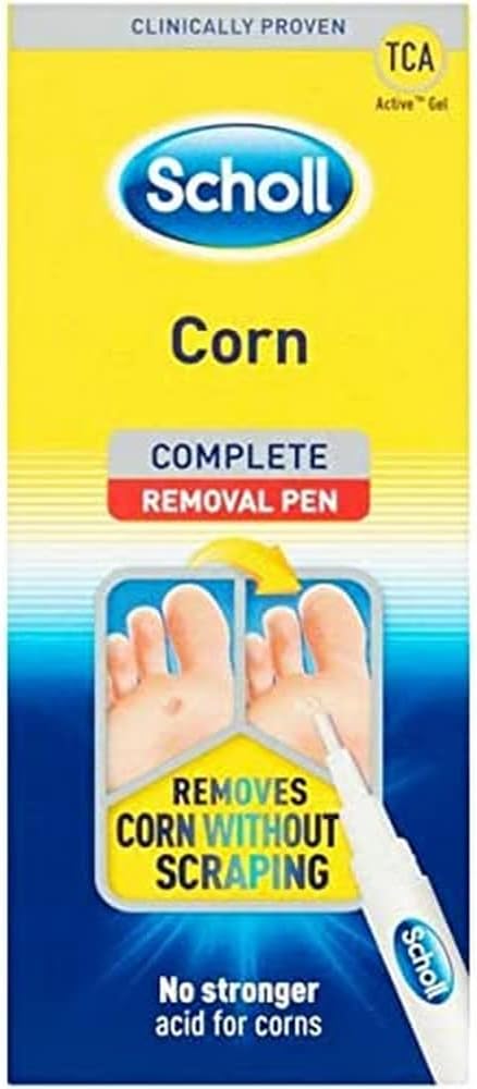 Scholl Corn Removal Pen - Clinically Proven Corn Remover, Pain-Free ...