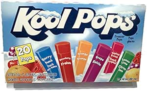 KOOL POPS 20 Fruit Flavoured Delicious ICED FREEZIES : Amazon.ca ...