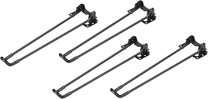 Amazon.com: uxcell Folding Table Legs, 4pcs 32cm(12.6") Metal Foldable ...