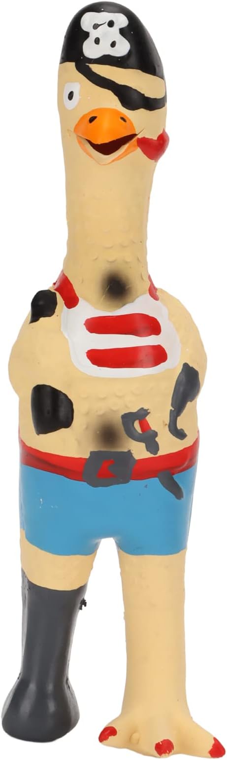 Pet Supplies : Zerodis Squeaky Chicken Toys, Yellow Rubber Squaking ...