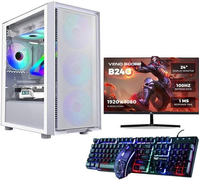 Veno Scorp Gaming PC Bundle 22” Set : Intel Core i5-16GB RAM, GTX 1030 ...