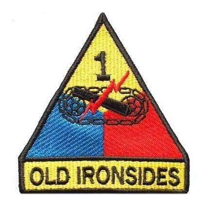 Amazon.com: 1st Armored Division Old Ironsides Tank Armor Military ...