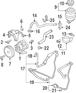 Amazon.com: NEW GENUINE AUDI OEM 09-12 Q5 Power Steering-Reservoir ...