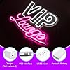 YUEYYNS VIP Lounge Neon Signs for Wall Decor, LED Neon Lounge Sign for ...