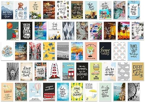 PAPER PLANE DESIGN Set of 50 Travel Theme World Adventure Small Wall ...