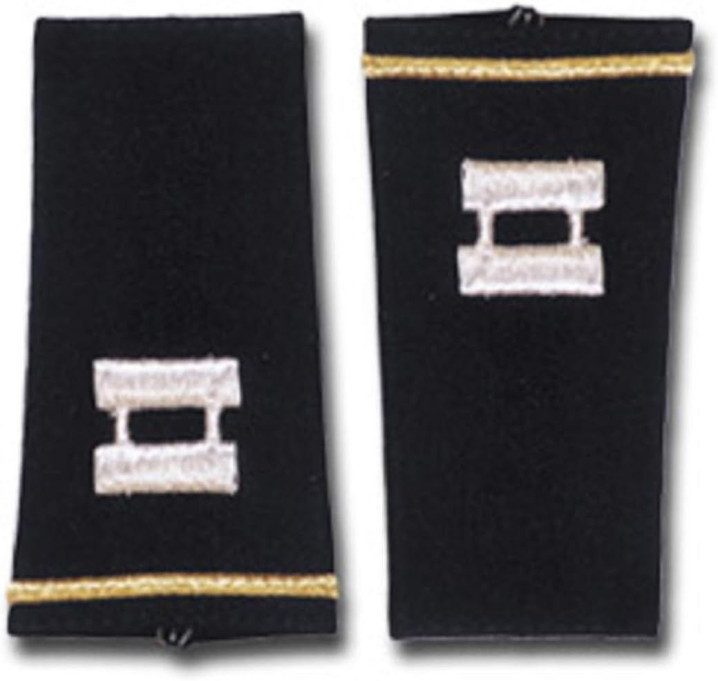 Amazon.com: Marlow White Uniforms Large Shoulder Marks, US Army (CPT ...