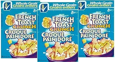Amazon.com: French Toast Crunch Cereal, Pack of 3: Cold Breakfast Cereals