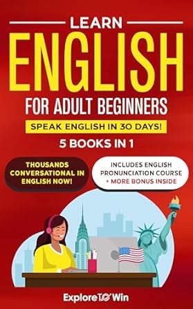 Learn English for Adult Beginners: 5 ESL Books in 1: Perfect Your ...