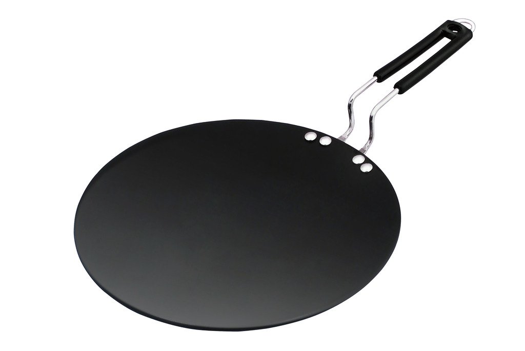 Buy Aristo Hard Anodized Aluminium Tava with Backlite Handle, Dia-25 cm ...