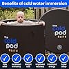 The Cold Pod Ice Bath Tub Elite Lite: XXL Cold Plunge Tub 155 Gallon ...