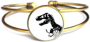 Amazon.com: Dinosaur Jewelry Dinosaur Bangle T Rex Bracelet ...