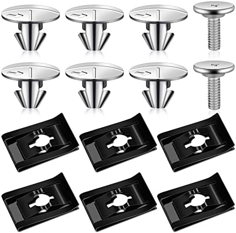 Amazon.com: neynavy 14 PCS Lower Engine Cover Bolt Pin Screws, Radiator ...