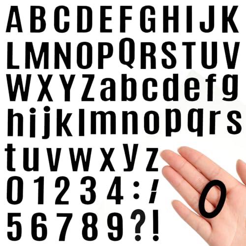 Snapklik.com : Qilery 32 Sheets 1.5 Inch Letter And Number Stickers ...