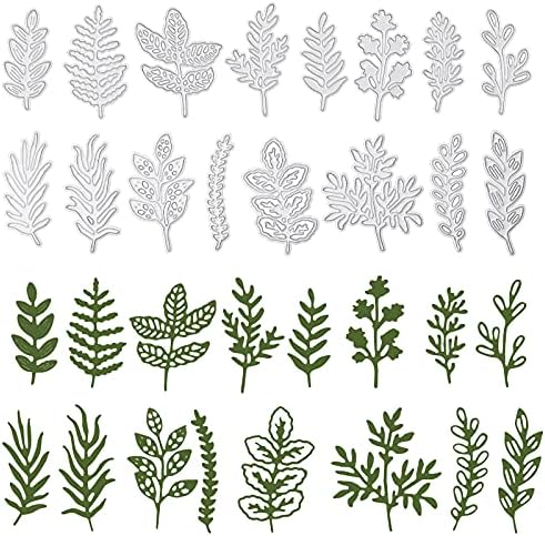Amazon.com : 17 Pieces Christmas Tree Cutting Dies Plant Die Cuts for ...
