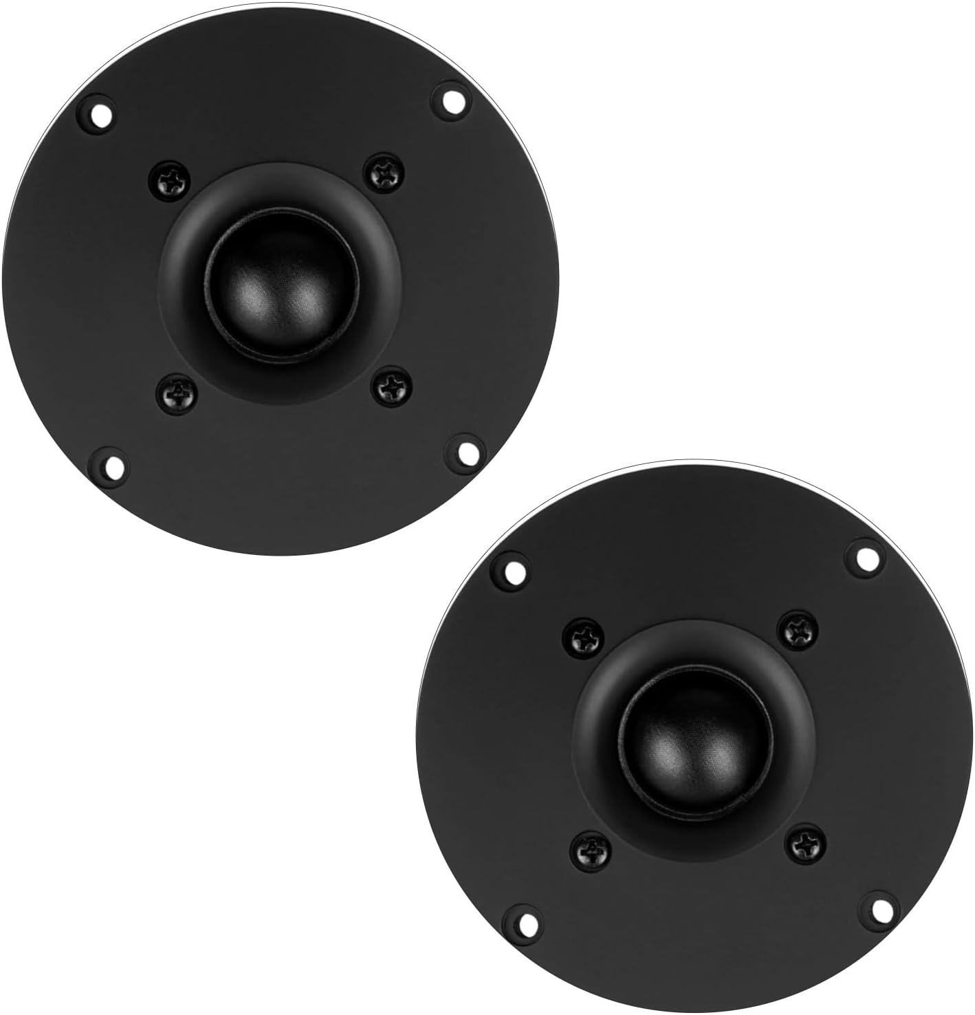 Dome Tweeter Silk Hi-End(4-Inch) Coaxial Pack Of 2(8-Ohms / 40W),Black ...