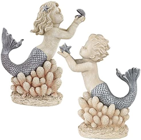 Amazon.com: Design Toscano Gifts from The Sea Mermaid and Merboy ...
