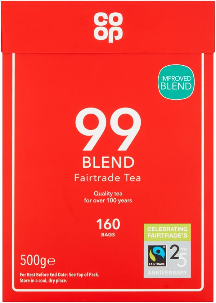 Co-op 99 Blend Fairtrade Tea, 160 Bags, 500g : Amazon.co.uk: Grocery