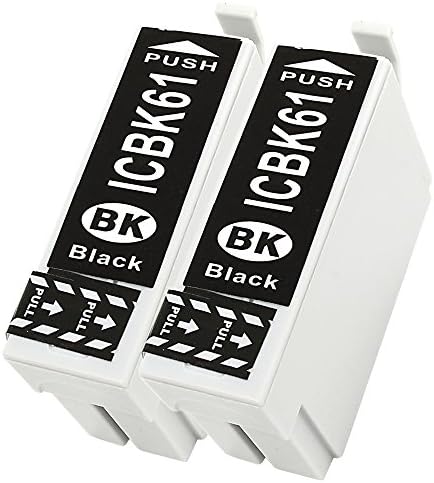 Amazon.co.jp: 互換品インク エプソン用 ICBK61 2個パック ブラック : パソコン・周辺機器