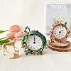 Amazon.com: Pasiir Vintage Mini Analog Table Clock, Silent Small Table ...