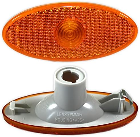MKAREPART Amber Side Marker Lamp For Master MK3 2010-On, Movano MK2 ...