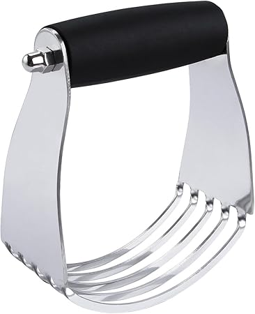 Lifhety 304 Stainless Steel Pastry Cutter, Heavy Duty Pastry Dough ...