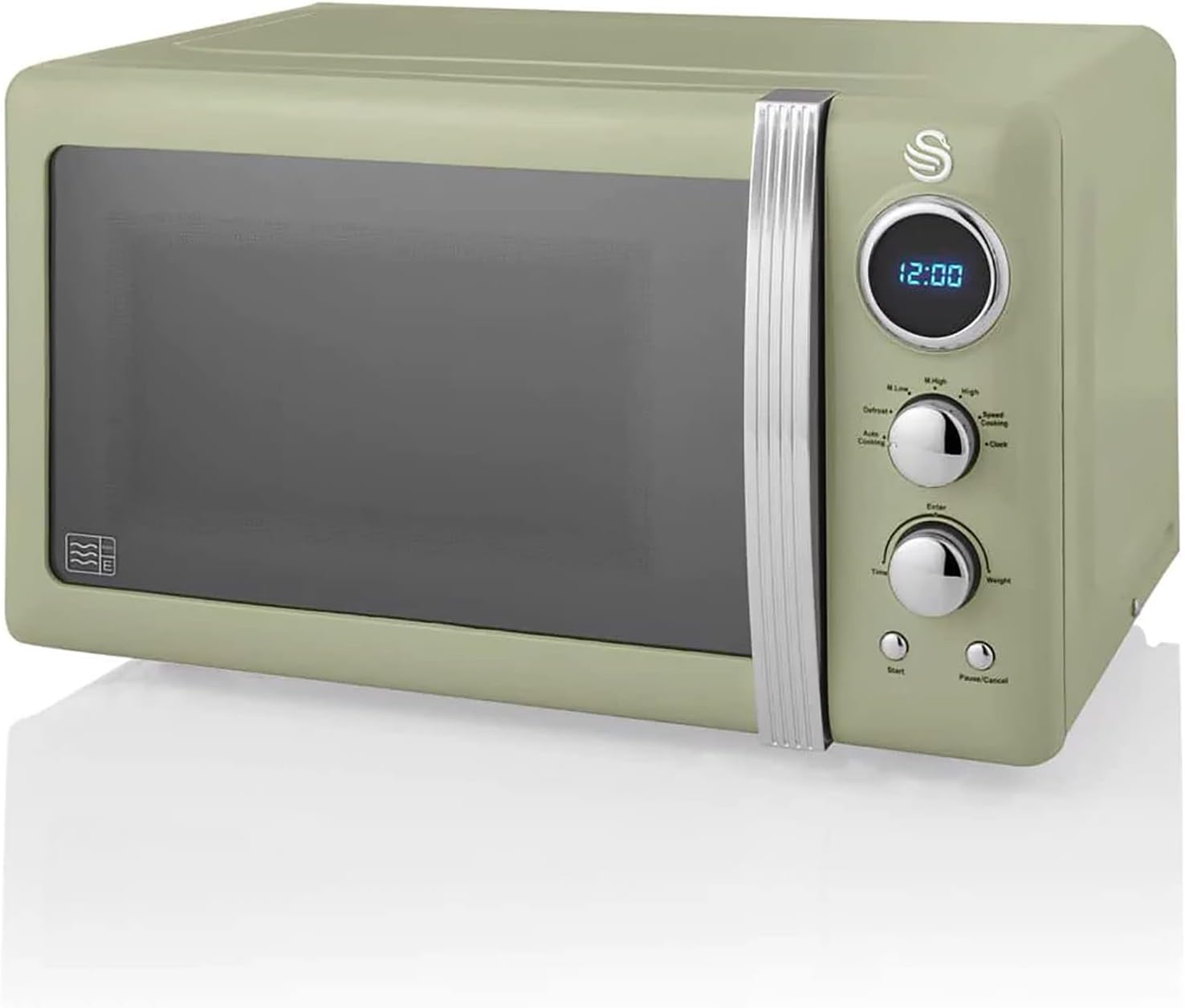 Swan Nordic Micro-ondes numérique 20 L, 6 niveaux de fonctionnement ...