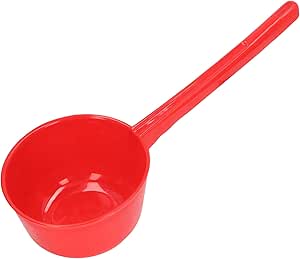 Amazon.com: COSMICROWAVE Water Scoop Thickened Plastic Long Handle ...