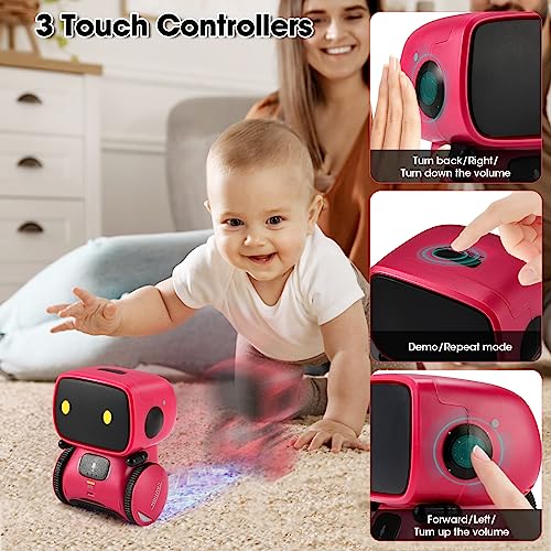 Talking Robot Toy for Girls Boys Kids Age 3 4 5 6 7, Intelligent Robot ...