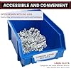 Amazon.com: Socpuro Wall Mounted Storage Bins Parts Rack, 30Pcs Bins ...