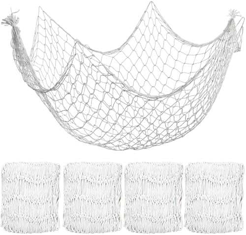 Amazon.com: TOPZEA 4 Pack Fish Net Decorative 80 x 40 Inch, Natural ...