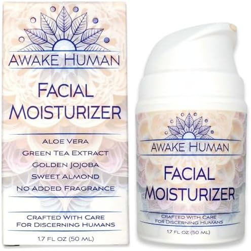 Amazon.com: Natural Face Moisturizer for Dry Sensitive Skin - Organic ...