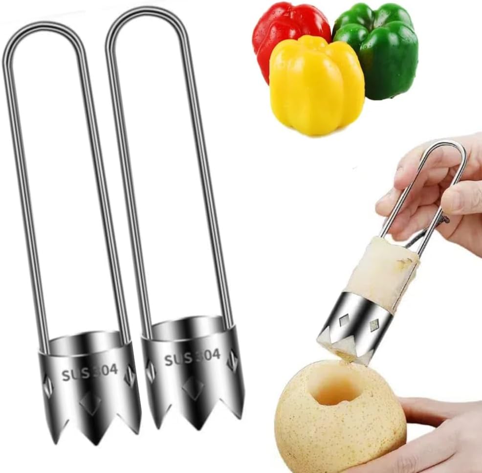 Amazon.com: Fruit and Vegetable Corer Tool, 2025 Upgraded Stainless ...