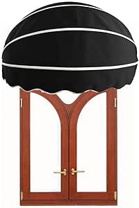 Amazon.com : GRRICEPL Canvas Dome Awning, Retractable Awning, Window ...