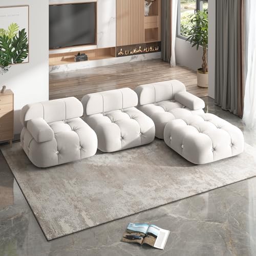 Amazon.com: PUREMIND Velvet Bubble Couch,103" Bubble Sofa Funky Modular ...