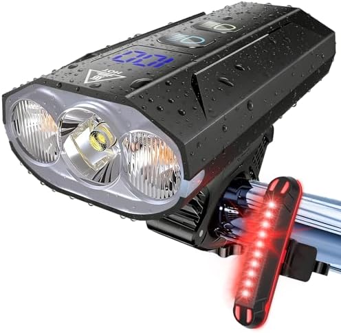 Amazon.com : JYFJYF Bike Lights for Night Riding - 8000 Lumens Super ...