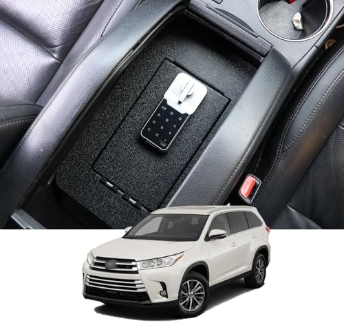 Amazon.com: TuoJue Center Console Gun Safe - Console Safe Vault ...