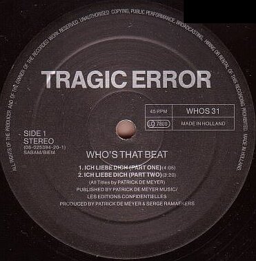 Ich liebe dich : Tragic Error: Amazon.es: CD y vinilos}