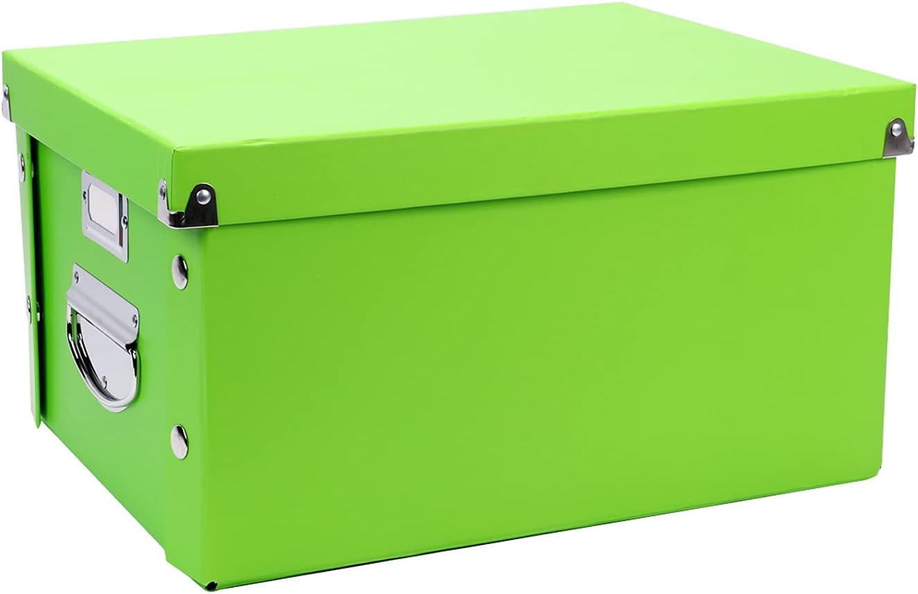 Snap-N-Store File Storage Box, A4 Size, Green, 2 Pack – BigaMart