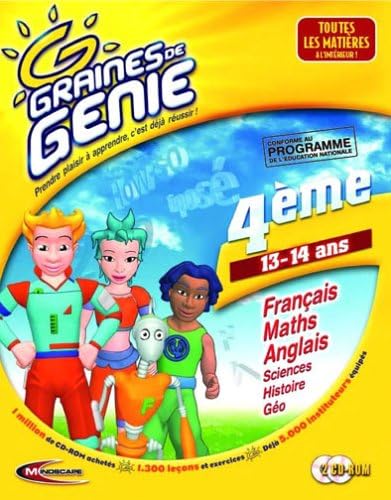 Graines de génie 4eme : Français, maths, anglais, sciences, histoire ...