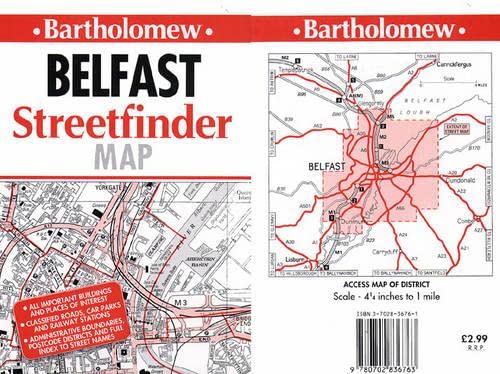 Amazon | Belfast Streetfinder Map | World