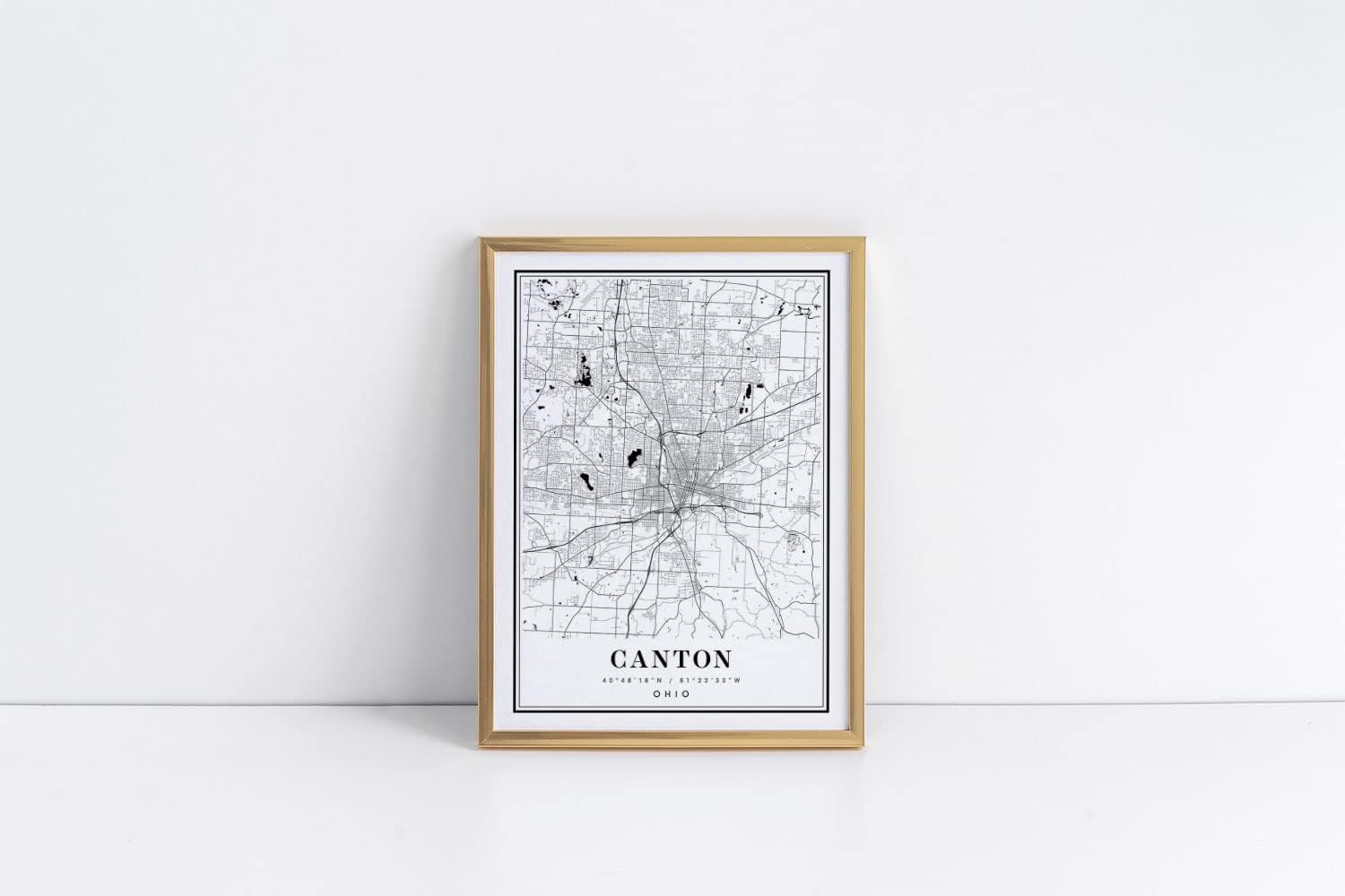 Amazon.com: Canton Ohio Map Canton Oh Map Canton City Map Canton Print ...
