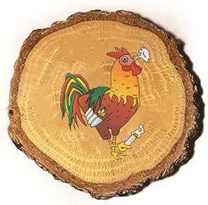 Amazon.com: Pot Smoking Pals Chill Stoned Rooster - 3D Color Printed ...