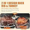 Amazon.com : DOLAMOTY Turkey Roasting V Rack for Big Green Egg ...