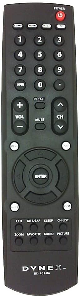 Amazon.com: DYNEX RC-401-0A Remote Control - RT6010400101 DXL 3210A ...
